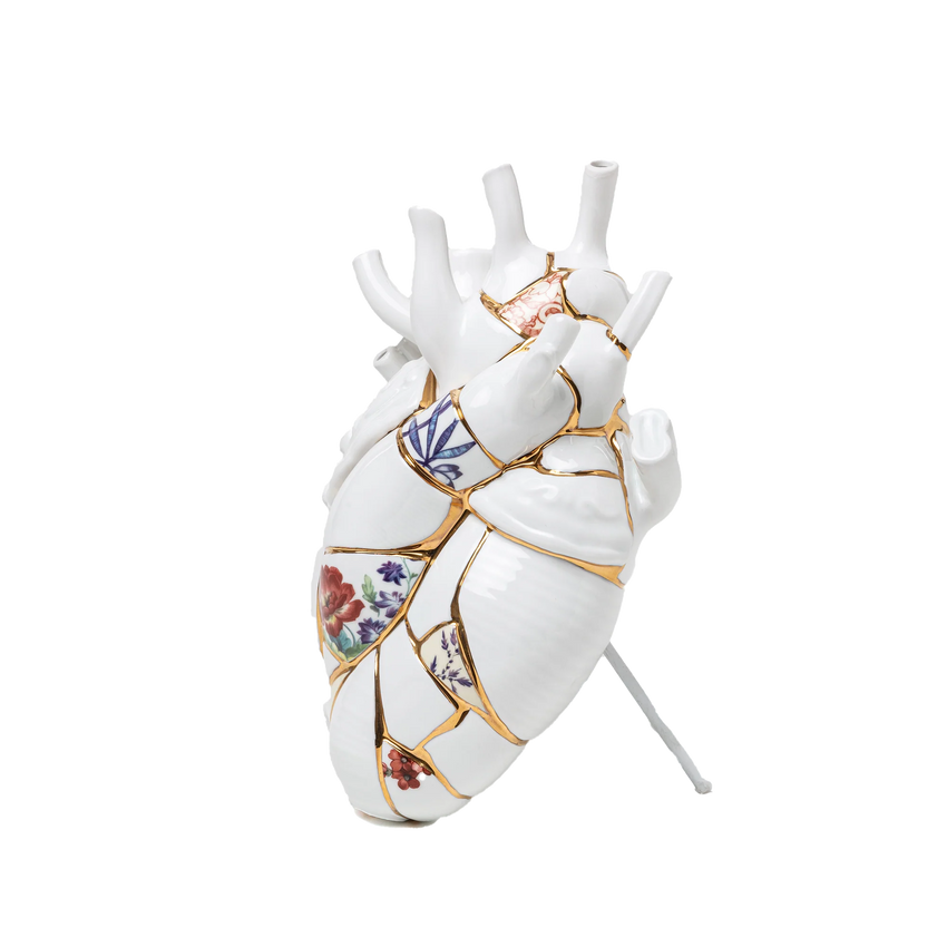 Love in Bloom Kintsugi | Seletti | Vaso Cuore Anatomico by Marcantonio ...