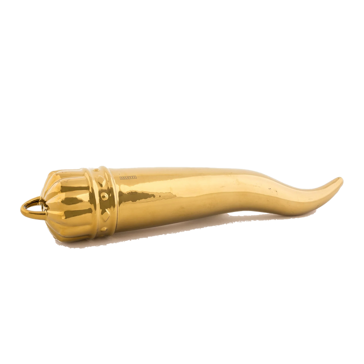 My Lucky Horn Gold | Seletti | Corno Portafortuna – Design Now